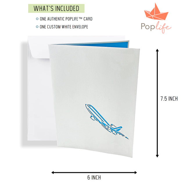 PopLife Jet Airplane Pop Up Card