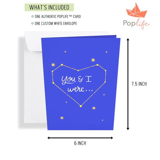 PopLife Written in the Stars Pop Up Card