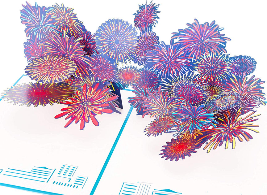 PopLife Fireworks Pop Up Card